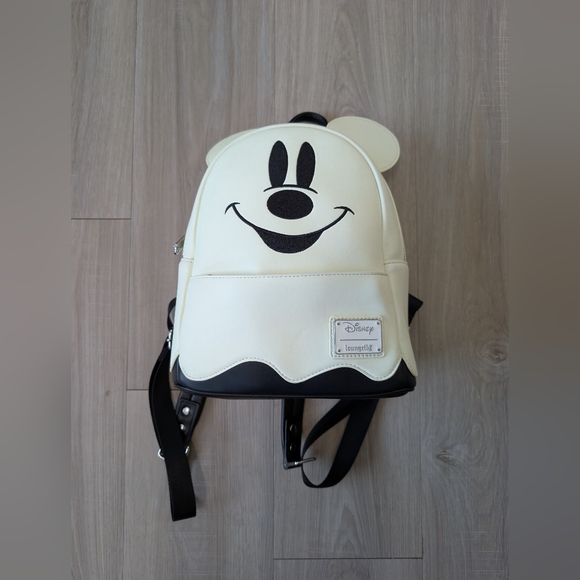Loungefly | Bags | Loungefly Ghost Mickey Mouse Glow In The Dark Mini ...